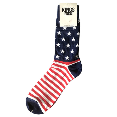 American Flag USA Mens Socks by KINGS OF NY