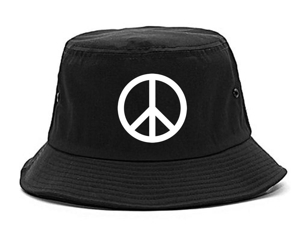 Peace Sign Symbol Emoji Meme Bucket Hat Cap By Kings Of NY – KINGS OF NY